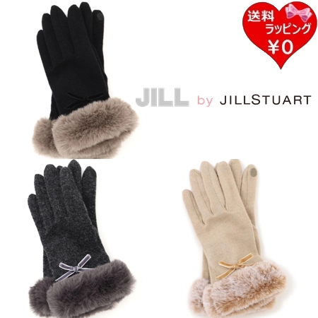 ジル バイ ジルスチュアート JILL by JILLSTUART 手袋 ベロアリボンジャージーグローブ  レディース ブランド 正規品 新品 ギフト プレゼント 人気 おすすめ 誕生日 記念日 クリスマス 送料無料 ラッピング無料