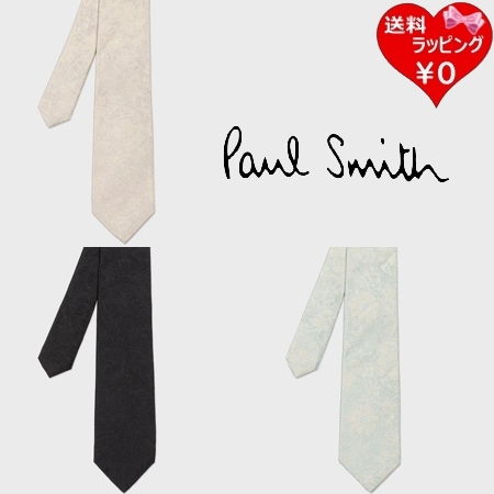 ポールスミス Paul Smith ネクタイ ジャカードフローラル タイ イタリア製 シルク100%  ブランド 正規品 新品 ギフト プレゼント 人気 おすすめ 誕生日 記念日 クリスマス 送料無料 ラッピング無料