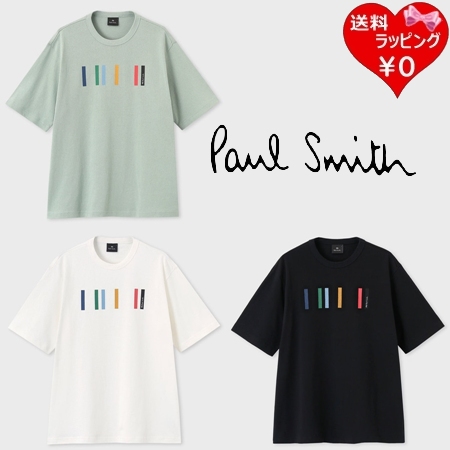 ポールスミス Paul Smith Tシャツ カラーブロックプリント 半袖カットソー 綿100%  ブランド 正規品 新品 ギフト プレゼント 人気 おすすめ 誕生日 記念日 クリスマス 送料無料 ラッピング無料