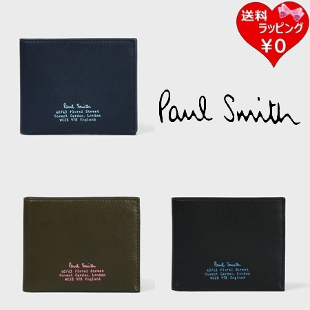 ポールスミス Paul Smith 折財布 アイロンドゴート 2つ折り財布   ブランド 正規品 新品 ギフト プレゼント 人気 おすすめ 誕生日 記念日 クリスマス 送料無料 ラッピング無料