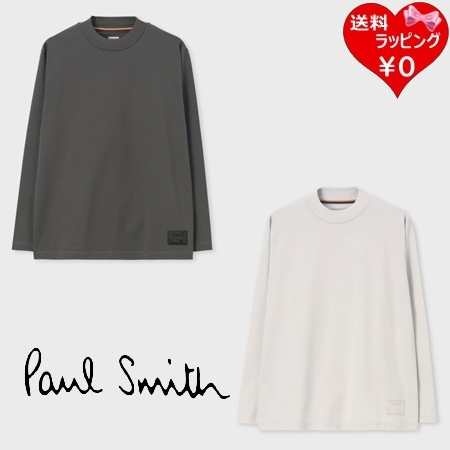 ポールスミス Paul Smith Tシャツ ロンT Cropped logo 長袖 ロングスリーブTシャツ 綿100％   ブランド 正規品 新品 ギフト プレゼント 人気 おすすめ 誕生日 記念日 クリスマス 送料無料 ラッピング無料
