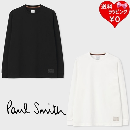 ポールスミス Paul Smith Tシャツ ロンT Cropped logo 長袖 ロングスリーブTシャツ 綿100％   ブランド 正規品 新品 ギフト プレゼント 人気 おすすめ 誕生日 記念日 クリスマス 送料無料 ラッピング無料
