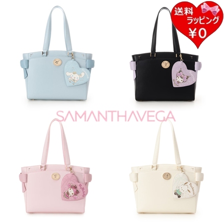 サマンサベガ Samantha Vega トートバッグ サンリオキャラクターズコレクション A4 対応 パスケースつき  ブランド 正規品 新品 ギフト プレゼント 人気 おすすめ 誕生日 記念日 クリスマス 送料無料 ラッピング無料