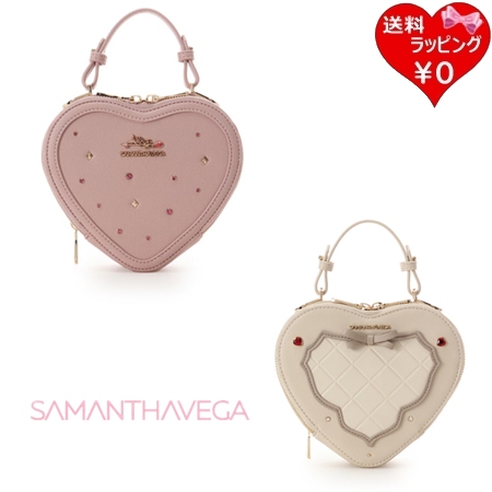 サマンサベガ Samantha Vega ショルダーバッグ 眠れる森の美女 オーロラ姫 美女と野獣 ベル ハート型ショルダーバッグ 2way  ブランド 正規品 新品 ギフト プレゼント 人気 おすすめ 誕生日 記念日 クリスマス 送料無料 ラッピング無料