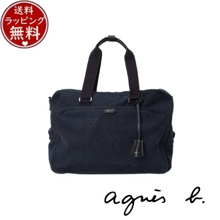 アニエスベー agnes b バッグ ボストンバッグ キャンバスバージョン ネイビー ブランド 正規品 新品 ギフト プレゼント 人気 おすすめ 誕生日 記念日 クリスマス 送料無料 ラッピング無料