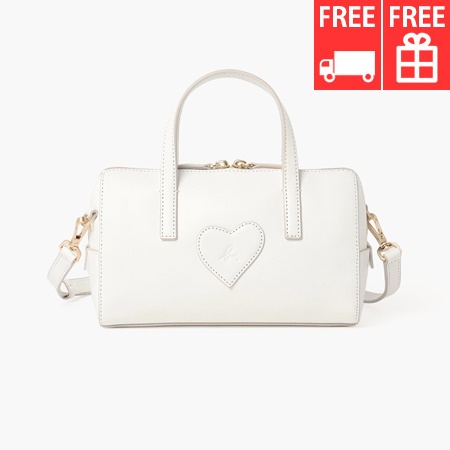 アニエスべー agnes b ボストンバッグ ホワイト ブランド 正規品 新品 ギフト プレゼント 人気 おすすめ 誕生日 記念日 クリスマス 送料無料 ラッピング無料