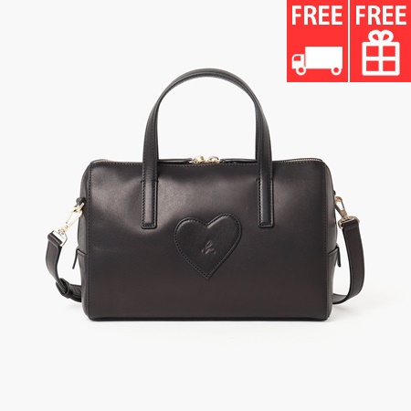 アニエスべー agnes b ボストンバッグ ブラック ブランド 正規品 新品 ギフト プレゼント 人気 おすすめ 誕生日 記念日 クリスマス 送料無料 ラッピング無料