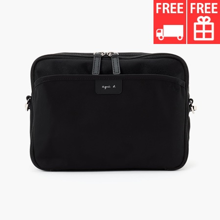 アニエスべー agnes b ショルダーバッグ ブラック ブランド 正規品 新品 ギフト プレゼント 人気 おすすめ 誕生日 記念日 クリスマス 送料無料 ラッピング無料