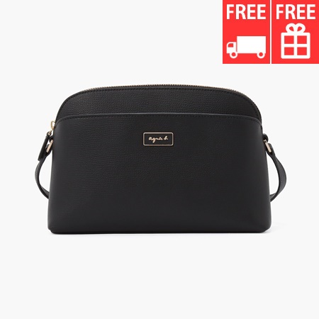 アニエスべー agnes b ショルダーバッグ ブラック ブランド 正規品 新品 ギフト プレゼント 人気 おすすめ 誕生日 記念日 クリスマス 送料無料 ラッピング無料