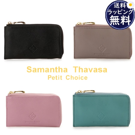 サマンサタバサプチチョイス Samantha Thavasa Petit Choice パスケース スクエアモチーフソフトレザー フラグメントケース ミニ財布  ブランド 正規品 新品 ギフト プレゼント 人気 おすすめ 誕生日 記念日 クリスマス 送料無料 ラッピング無料