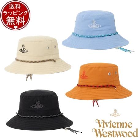 ヴィヴィアン ウエストウッド Vivienne Westwood 帽子 コード付き バケットハット  ブランド 正規品 新品 ギフト プレゼント 人気 おすすめ 誕生日 記念日 クリスマス 送料無料 ラッピング無料