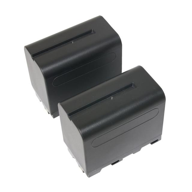 SONY ソニー NP-F550 NP-F570/5 互換 7.4V バッテリーパック 2個セット 充電器 動画 撮影 ライト リングライト ...