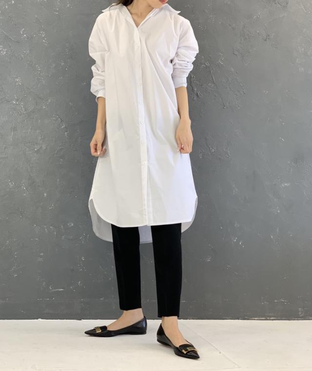 【新品】【即納】オーバーシャツワンピース ワンピース ホワイト ff（フフ） 【ff select】 レディース 女性 ファッション 洋服