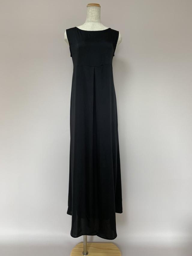 【新品】【即納】シンプルタックロングワンピース ロングワンピース ff（フフ） レディース 女性 ファッション 洋服