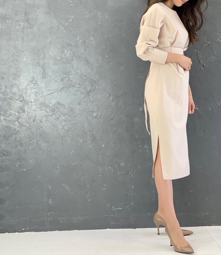 【新品】【即納】ニットタッチ ツーピース ff（フフ） 【ff select】 レディース 女性 ファッション 洋服