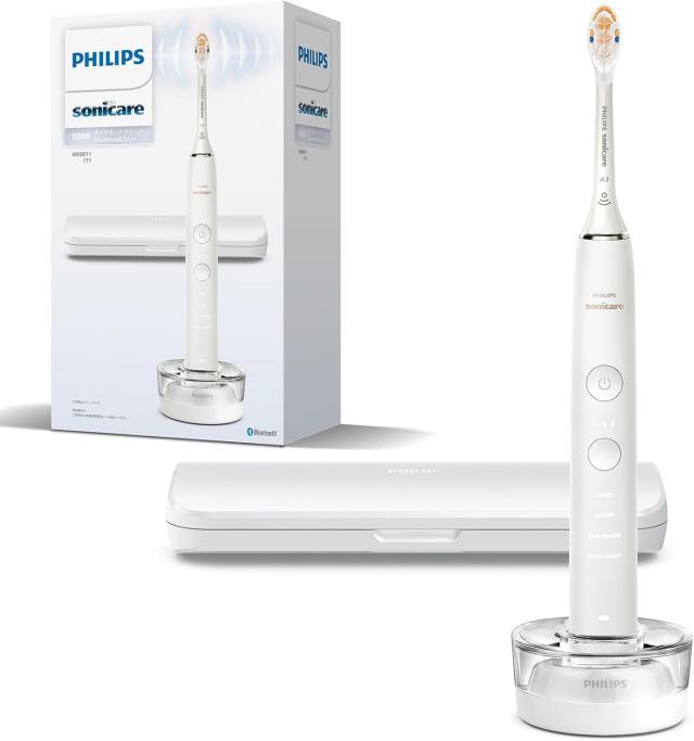 【新品】【即納】【2024年モデル】フィリップス ソニッケアー 電動歯ブラシ ダイヤモンドクリーン 9000 ホワイト HX9911/71　Philips 歯磨き