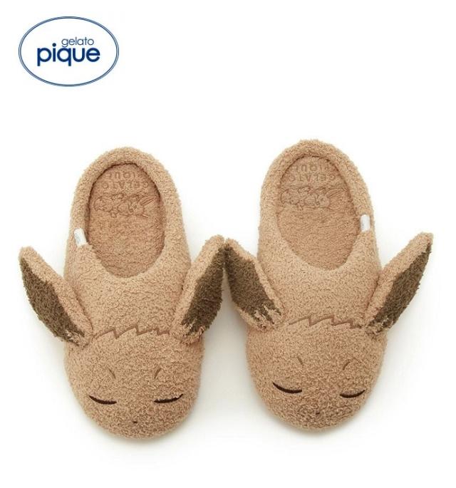 【新品】1週間以内発送　gelato pique ジェラート ピケ 【イーブイ PWGS244569】 ポケモンスリープ ベビモコ ルームシューズ　ポケットモンスター ジェラピケ