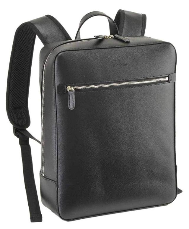 HR★☆ ビジネスバッグ リュック A4F メンズ レディース 合皮 42579-01 黒[送料無料(一部地域を除く)]