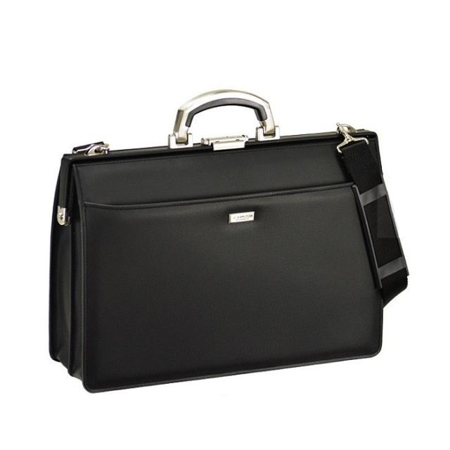 HR★☆ ダレスバッグ ビジネスバッグ B4 合皮 日本製 豊岡製鞄 22302-01 黒[送料無料(一部地域を除く)]