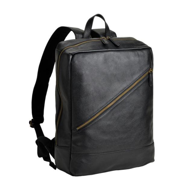 HR★☆ リュックサック 牛革 B4サイズ 42564-01 黒[送料無料(一部地域を除く)]