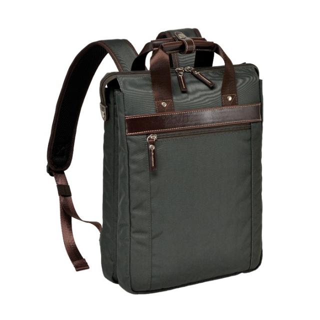 HR★☆ トートリュック B4サイズ ツイルナイロン 日本製 豊岡製鞄 42568-02 カーキ[送料無料(一部地域を除く)]