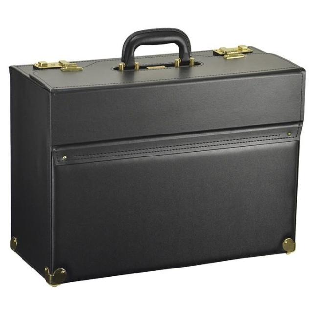 HR★☆ フライトケース パイロットケース A3F 合皮 20038-01 ブラック[送料無料(一部地域を除く)]