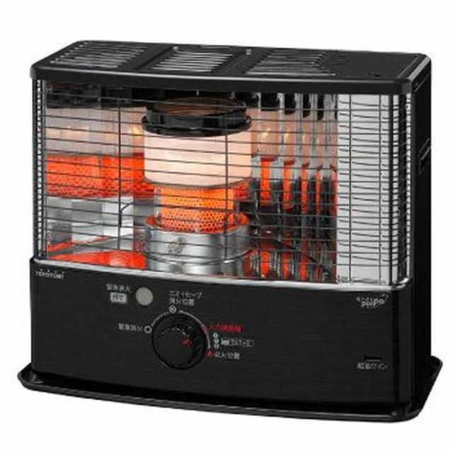 石油ストーブ 灯油ストーブ トヨトミ 反射形 木造10畳 最大13畳 HRC-W3624-B ブラック 乾電池式 ニオイセーブ ワイドタイプ