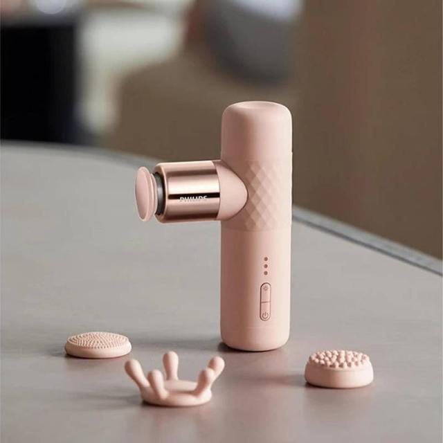 筋膜リリースガン mini PHILIPS フィリップス ミニマッサージガン PPM7302PK ピンク