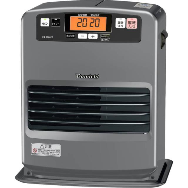 石油ファンヒーター 灯油 ダイニチ 家庭用 木造9畳 最大12畳 5Lタンク KCタイプ FW-3625L-W 日本製 3年保証