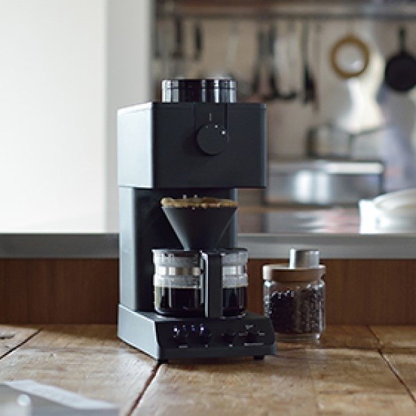 全自動コーヒーメーカー ミル付き 3杯用 おしゃれ 低速臼式フラットミル 蒸らし 挽き具合3段階調整