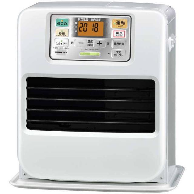 石油ファンヒーター 灯油 コロナ 木造9畳 最大12畳 リモコン付き 大型液晶 エコ機能 SRシリーズ FH-SR3325Y-W パールホワイト