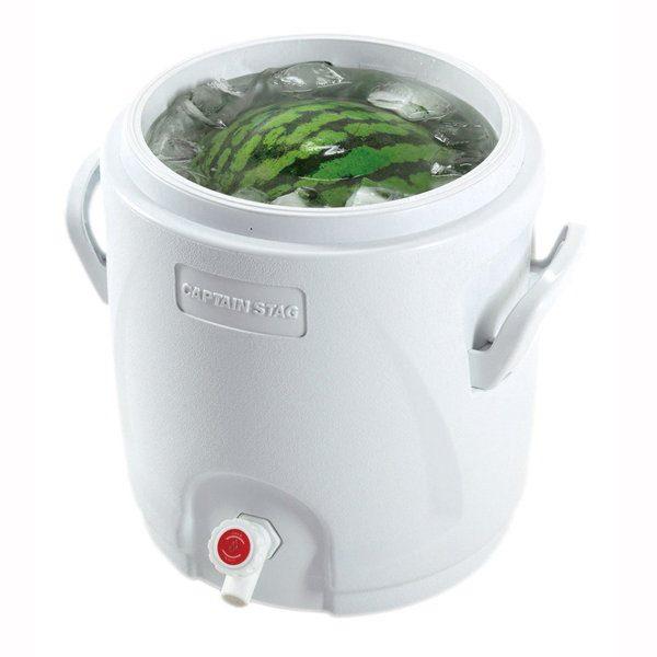 ウォータージャグ クーラーボックス 保冷専用 コック付き リガード 大容量 13L ホワイト