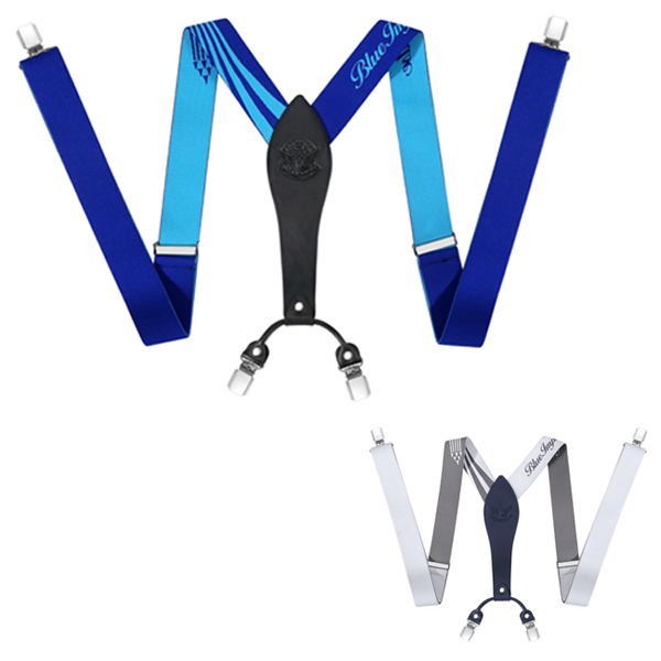 ブルーインパルス創設60周年記念PX限定Y型サスペンダー[2色セット]  (着脱がラク パンツ ズボン シルエット レザーバックパッド )