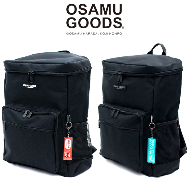 OSAMU GOODS[オサムグッズ]スクエアリュック  (通勤 通学 旅行 バックパック 原田治 ペン差し)