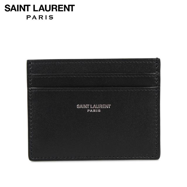 サンローラン パリ SAINT LAURENT PARIS パスケース カードケース ID 定期入れ メンズ 本革 YSL CREDIT CARD CASE 3759460U90N