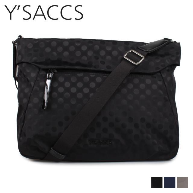 イザック Y’SACCS ショルダーバッグ バッグ レディース ポルカドット 口折れ 撥水 SHOULDER BAG Y92-11-05 母の日