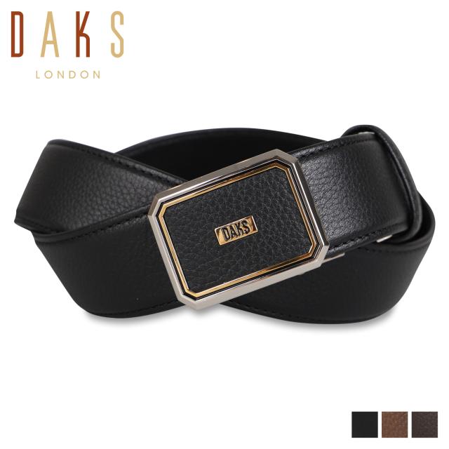 DAKS ダックス ベルト メンズ 本革 LEATHER BELT ブラック ブラウン ダークブラウン 黒 DB25910の通販はau PAY マーケット - スニークオンラインショップ au ...