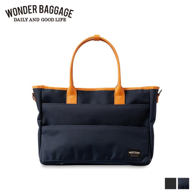 ワンダーバゲージ WONDER BAGGAGE トートバッグ ショルダーバッグ ビジネスバッグ メンズ レディース バリスティック 防水 黒 ZWB-G-021