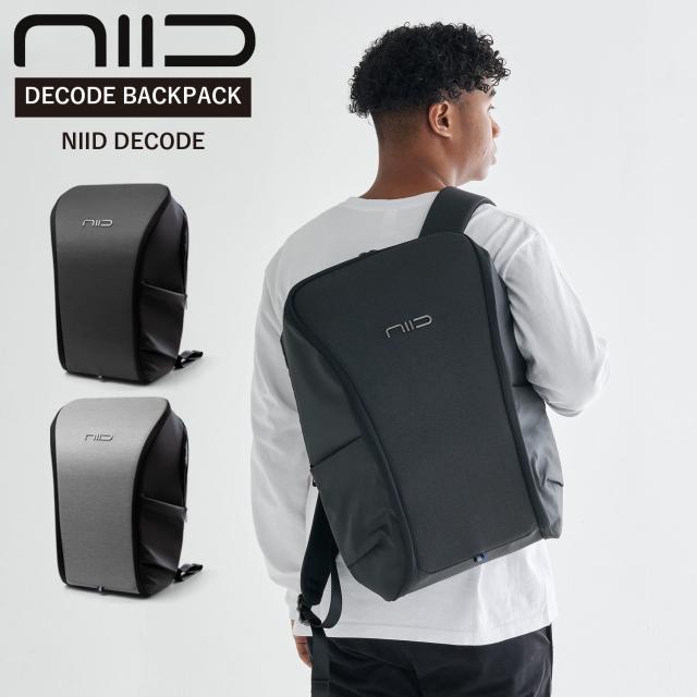 NIID ニード デコード リュック バッグ バックパック メンズ レディース DECODE BACKPACK ブラック グレー 黒