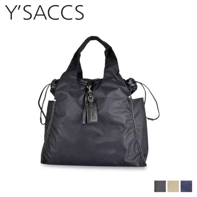 イザック Y’SACCS トートバッグ レディース 軽量 TOTE BAG ブラック グレージュ ネイビー 黒 20-023-02 母の日