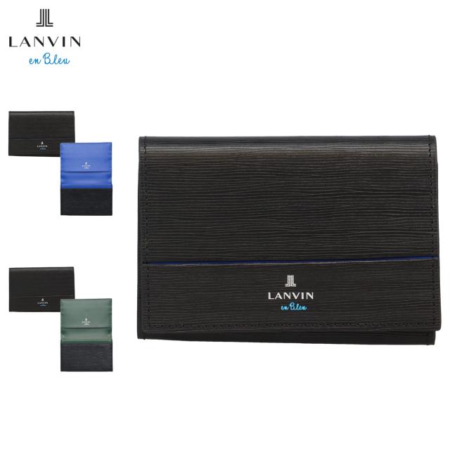 ランバンオンブルー LANVIN en Bleu カードケース 名刺入れ 定期入れ メンズ レディース 本革 ロージュ 516603