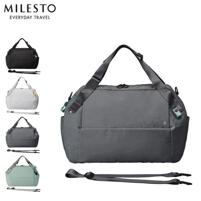 ミレスト MILESTO ボストンバッグ ショルダーバッグ フュッテ メンズ レディース 35L 大容量 ポーチ付き 撥水軽量 MLS944