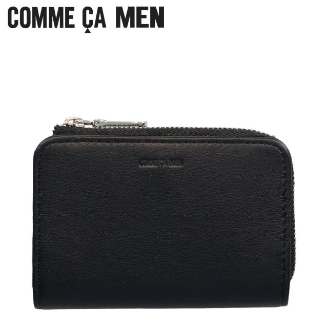 COMME CA MEN コムサメン 財布 ケース 小銭入れ ミニ メンズ レディース 本革 ブラック 黒 5610
