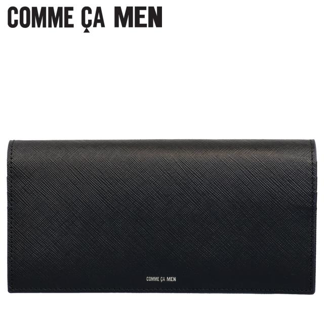 COMME CA MEN コムサメン 財布 長財布 メンズ レディース 本革 LONG WALLET ブラック 黒 6752