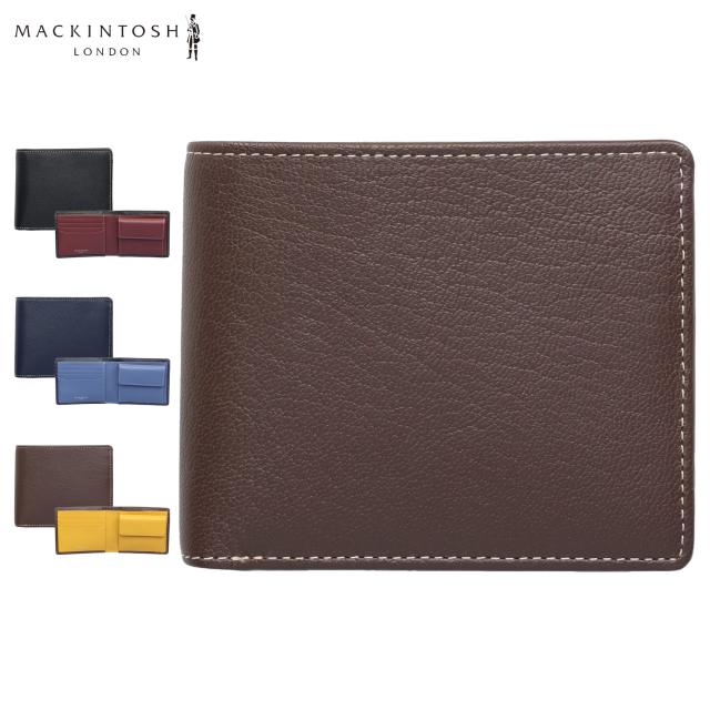 マッキントッシュロンドン MACKINTOSH LONDON 財布 二つ折り ミニ ムース メンズ 本革 小銭入れ付き 6060072
