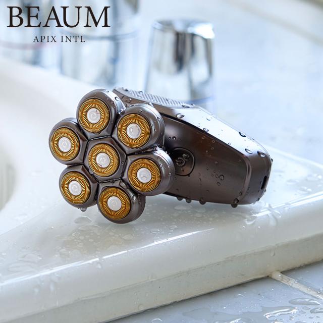 BEAUM ビューム 髭剃り ボディシェーバー 電気シェーバー 電動シェーバー 7ヘッド メンズ 男性用 女性用 防水 ASV-B07