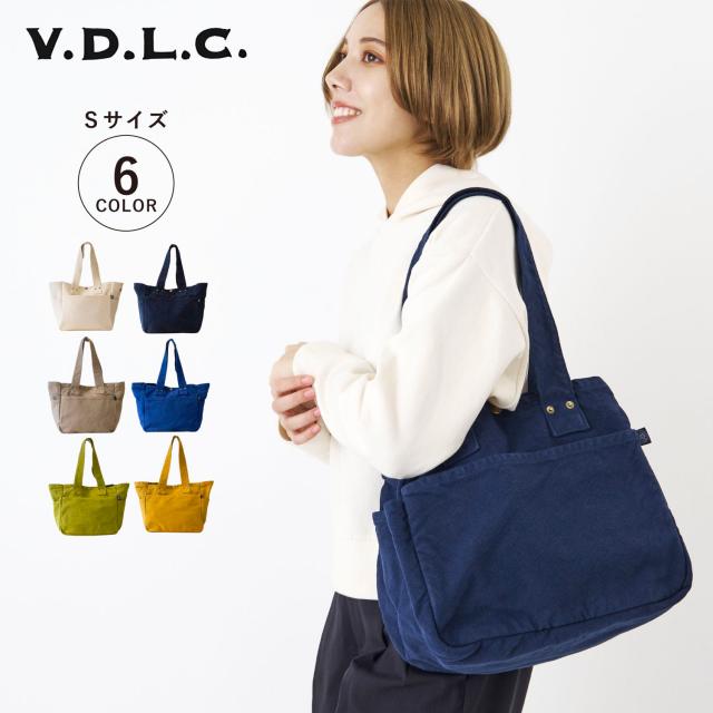 V.D.L.C ブイディーエルシー トートバッグ メンズ レディース Sサイズ 大きめ 大容量 WORK TOTE ホワイト ネイビー ベージュ ブルー グリーン イエロー 白 VC-3