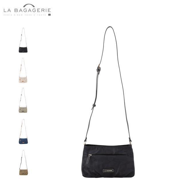 ラ バガジェリー LA BAGAGERIE バッグ ショルダーバッグ レディース 撥水 軽量 斜めがけ ファスナー付き B0064-01