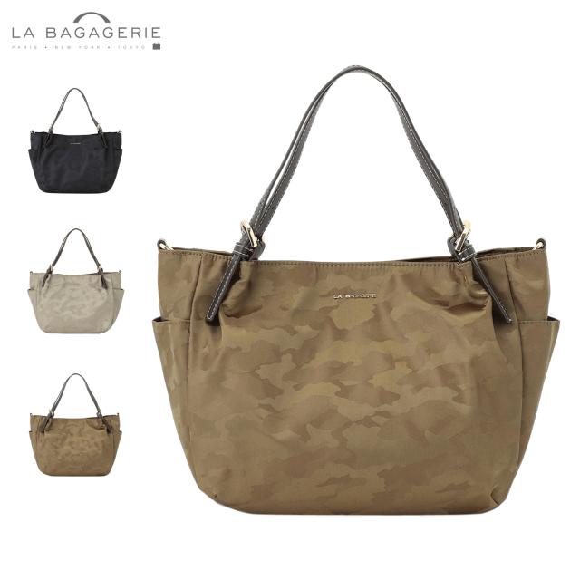 ラ バガジェリー LA BAGAGERIE バッグ トートバッグ レディース B5 撥水 軽量 斜めがけ ファスナー付き B0064-03