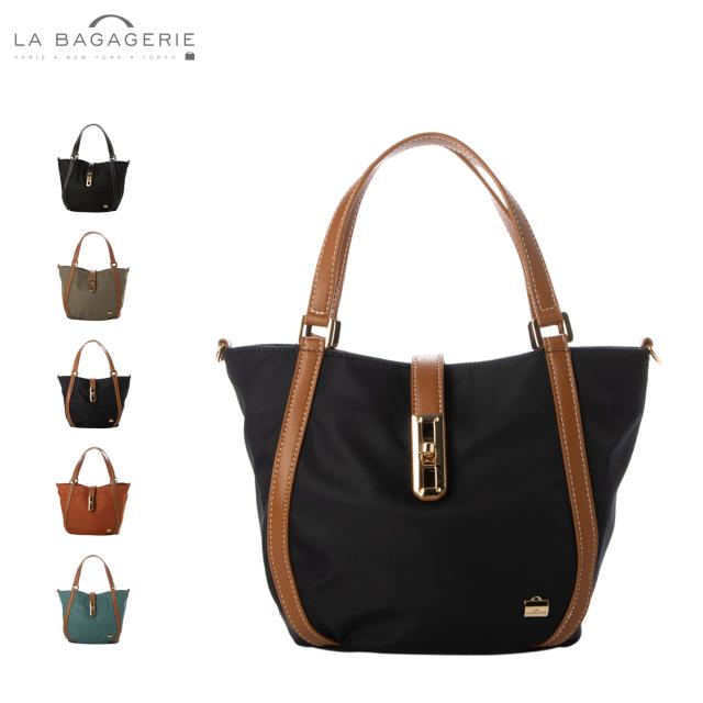 ラ バガジェリー LA BAGAGERIE バッグ トートバッグ レディース A5 撥水 SSサイズ 斜めがけ 軽量 ファスナー付き B0077-01